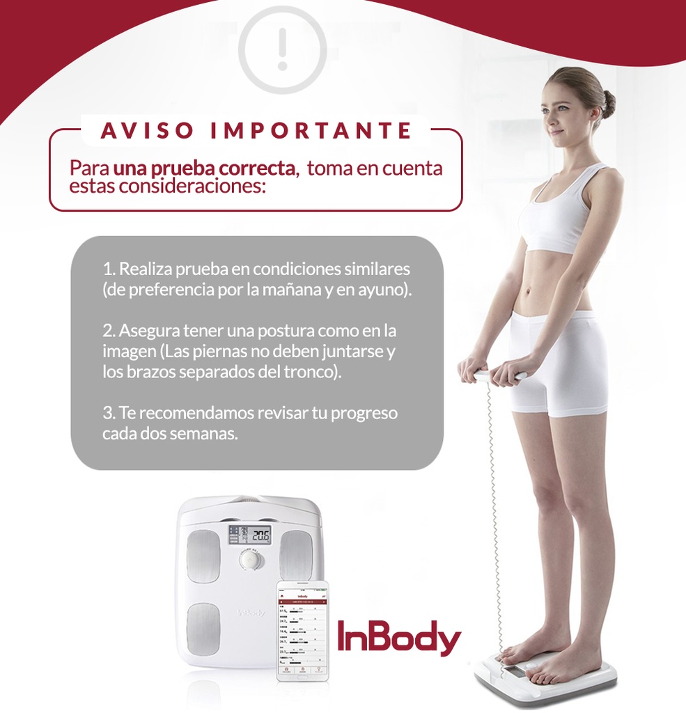 Báscula premium InBody Dial Blanco H20N | InBody